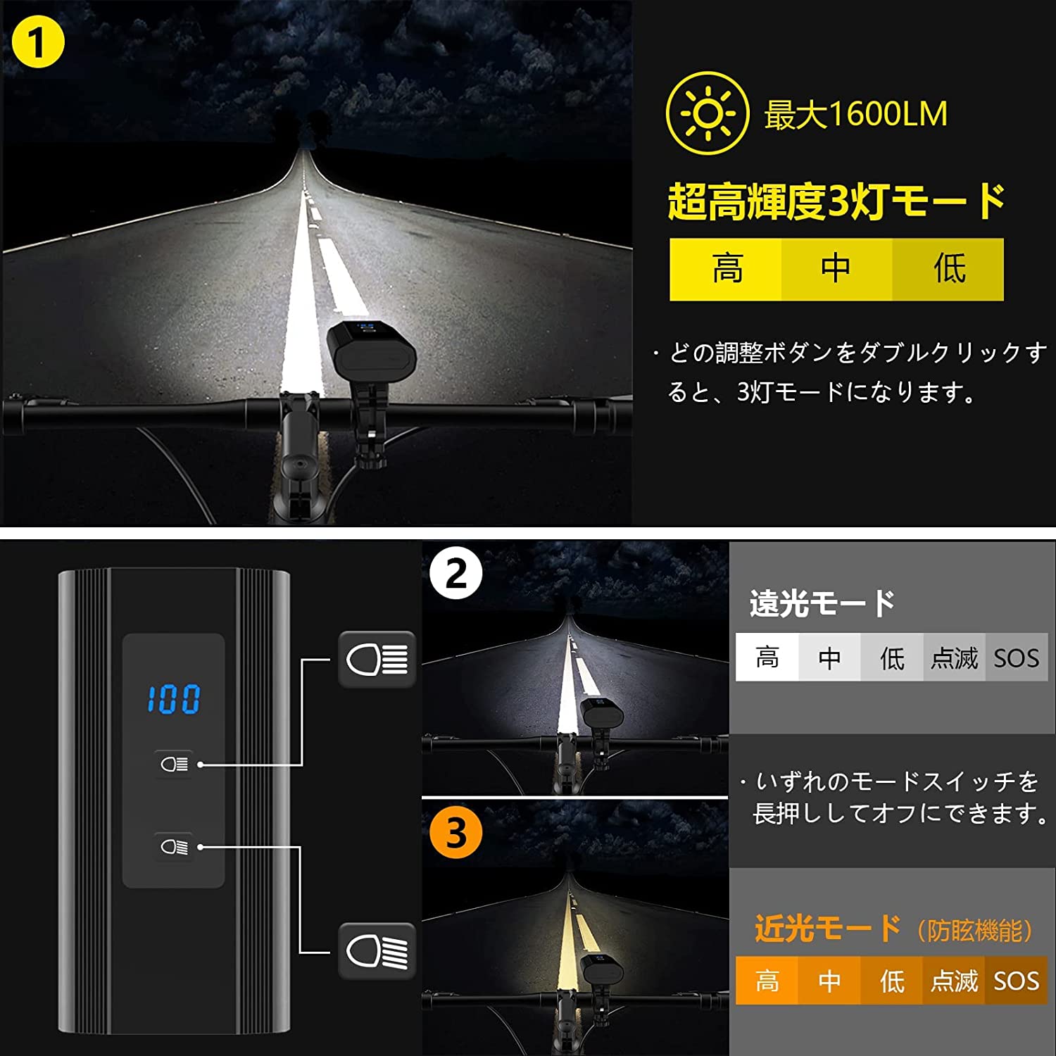 【レビュー】明るく高機能な自転車ライト ENUOTEK「Y98」＆キャットアイ「VOLT400」 | ブログ書きたいですblog